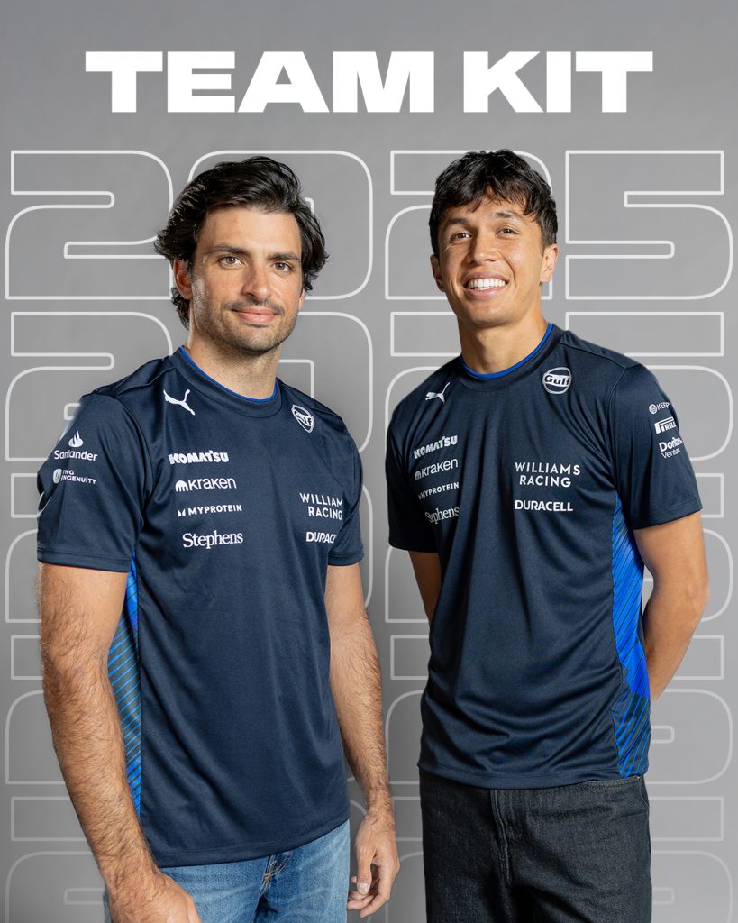 Williams เปิดตัว Team Kit 2025 - หัดดู F1